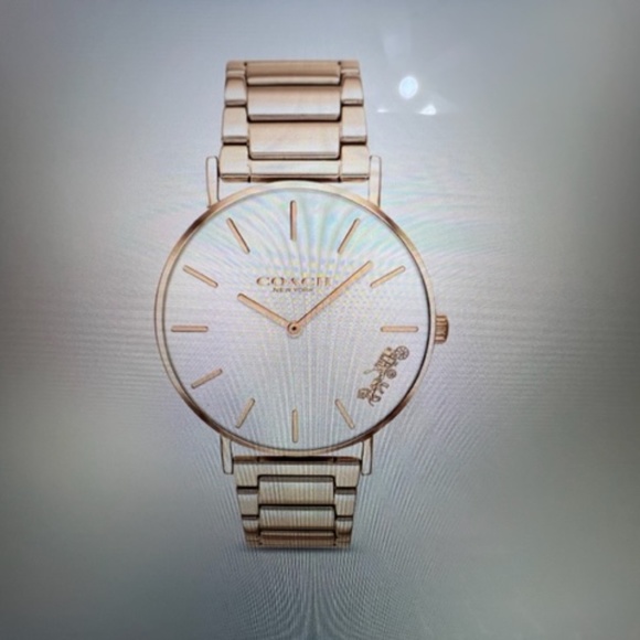 Coach | Accessories | Brand New In Box Coach Perry Watch 36 Mm Rose ...